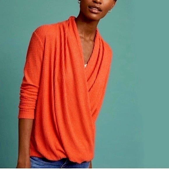 Anthropologie | Tops | Akemi Kin Wrap Top Large Anthropologie | Poshmark